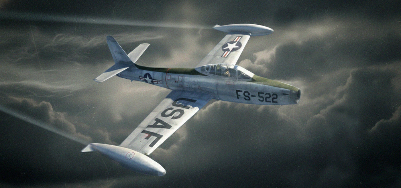 F-84 Thunderjet: A Frontline Jet Preserved for History – MotoArt PlaneTags