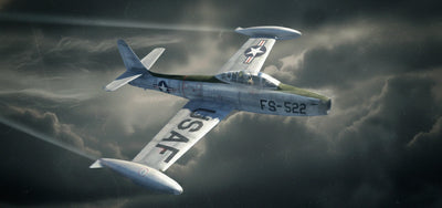 F-84 Thunderjet: A Frontline Jet Preserved for History – MotoArt PlaneTags
