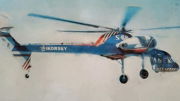 Sikorsky Helicopters: S-60 Flying Crane - MotoArt PlaneTags