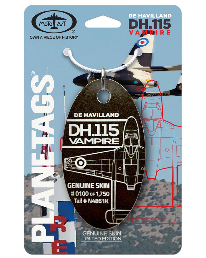 Plane Tags are made out of the fuselage of old retired aircraft ...