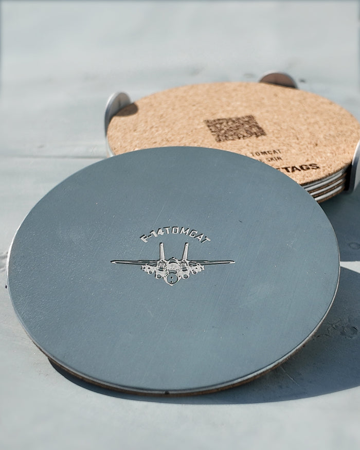 F-14 Tomcat Coasters – MotoArt PlaneTags