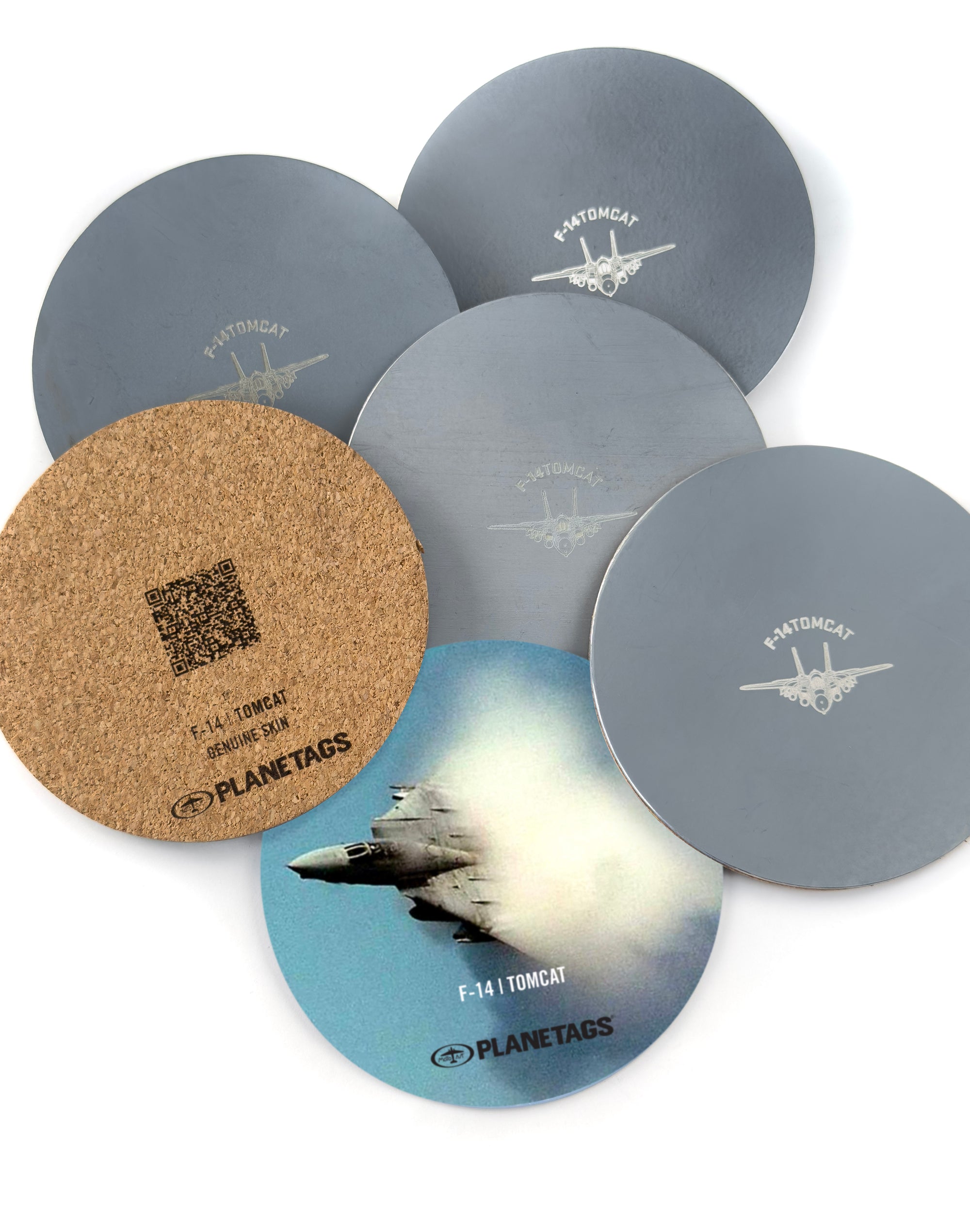 F-14 Tomcat Coasters – MotoArt PlaneTags