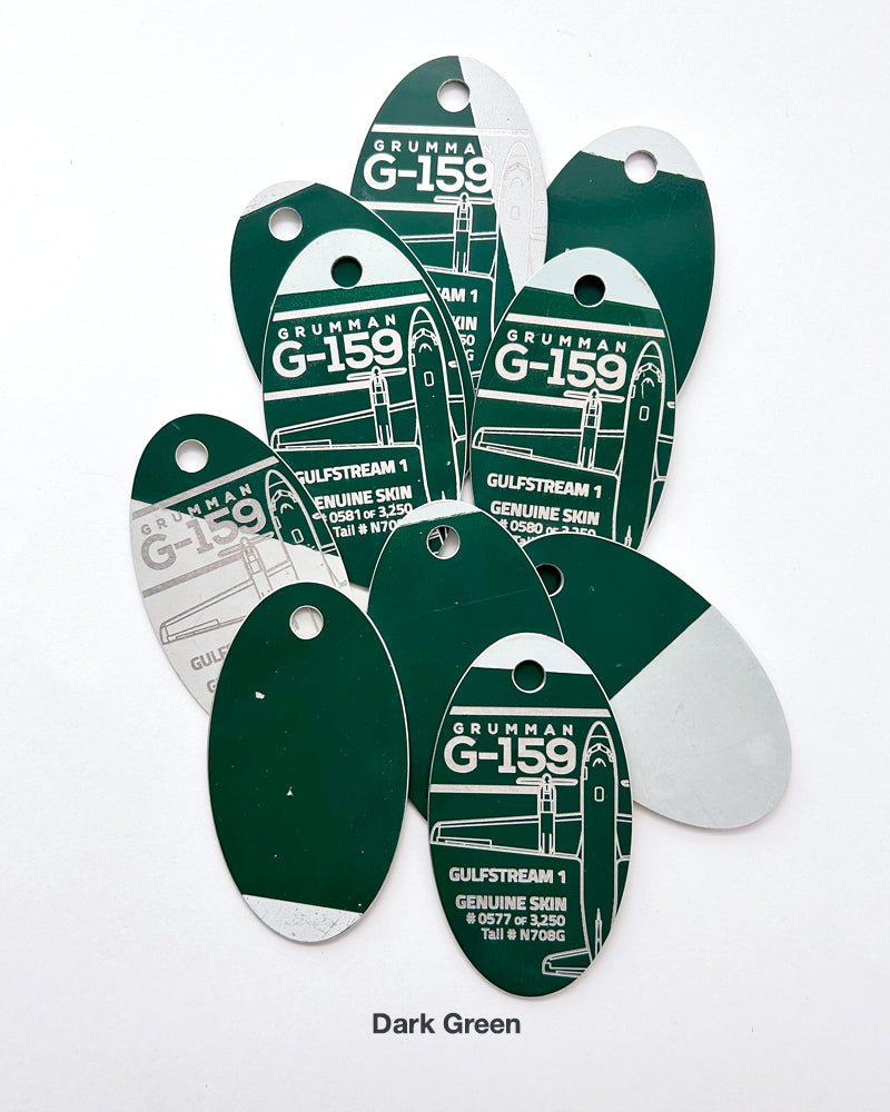 G-159 GULFSTREAM 1 N708G - MotoArt PlaneTags