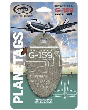 Plane Tags are made out of the fuselage of old retired aircraft ...