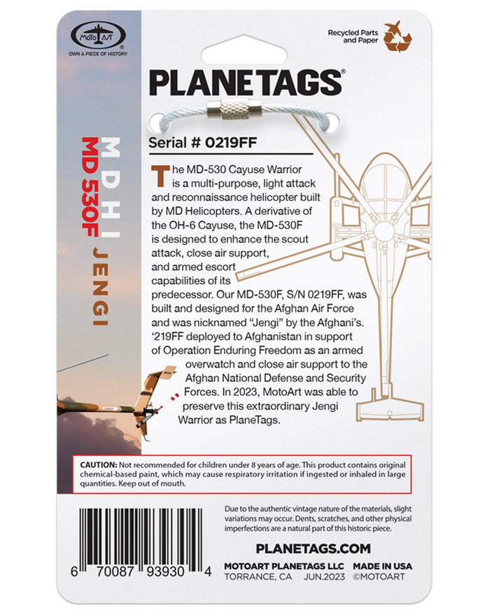 MD 530F 0219FF – MotoArt PlaneTags