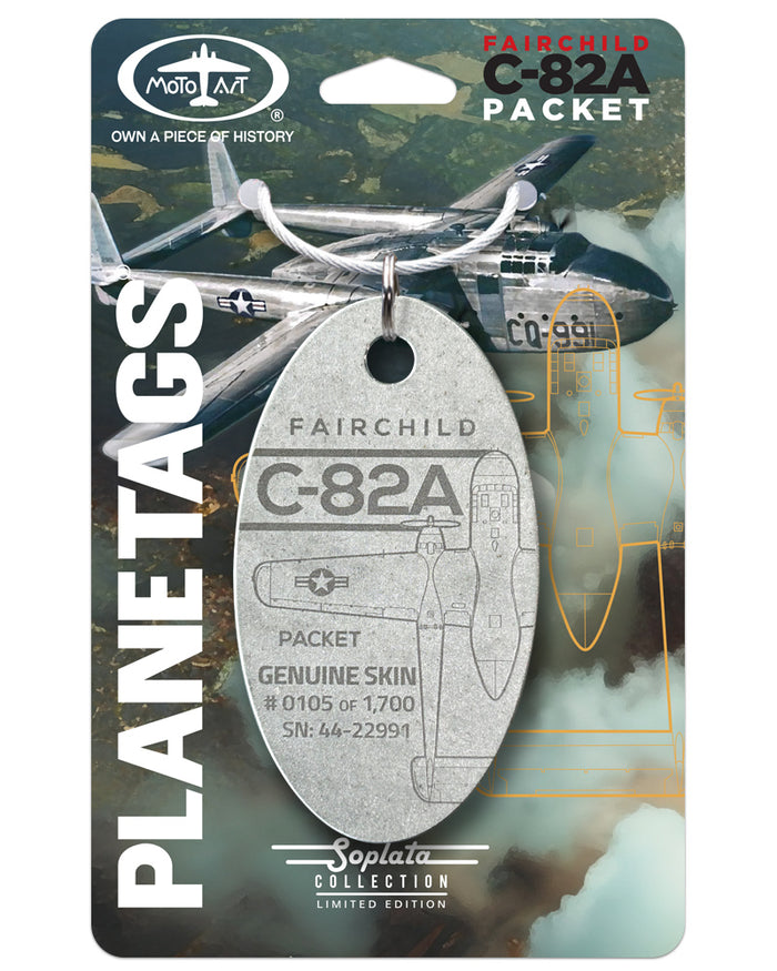 Fairchild C-82 Packet PlaneTags – MotoArt PlaneTags