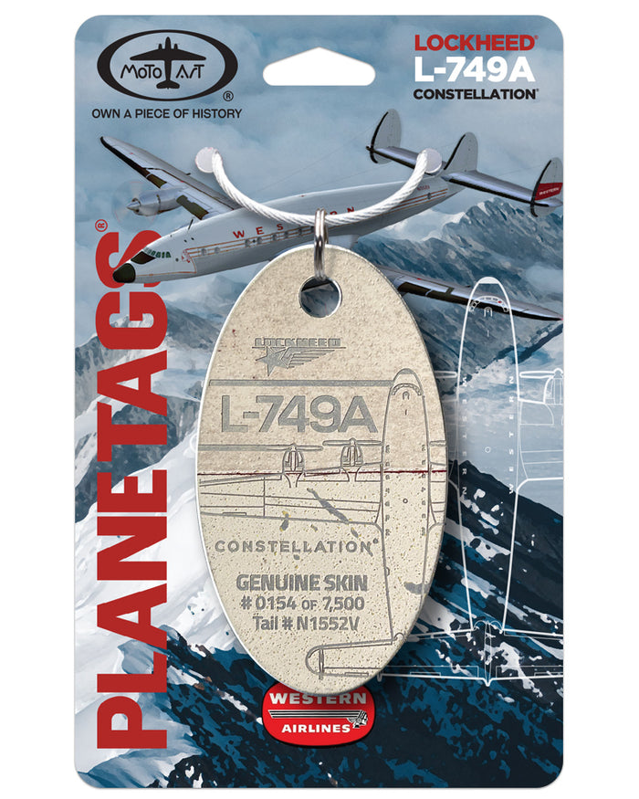 Lockheed® L-749A-N1552V PlaneTags – MotoArt PlaneTags