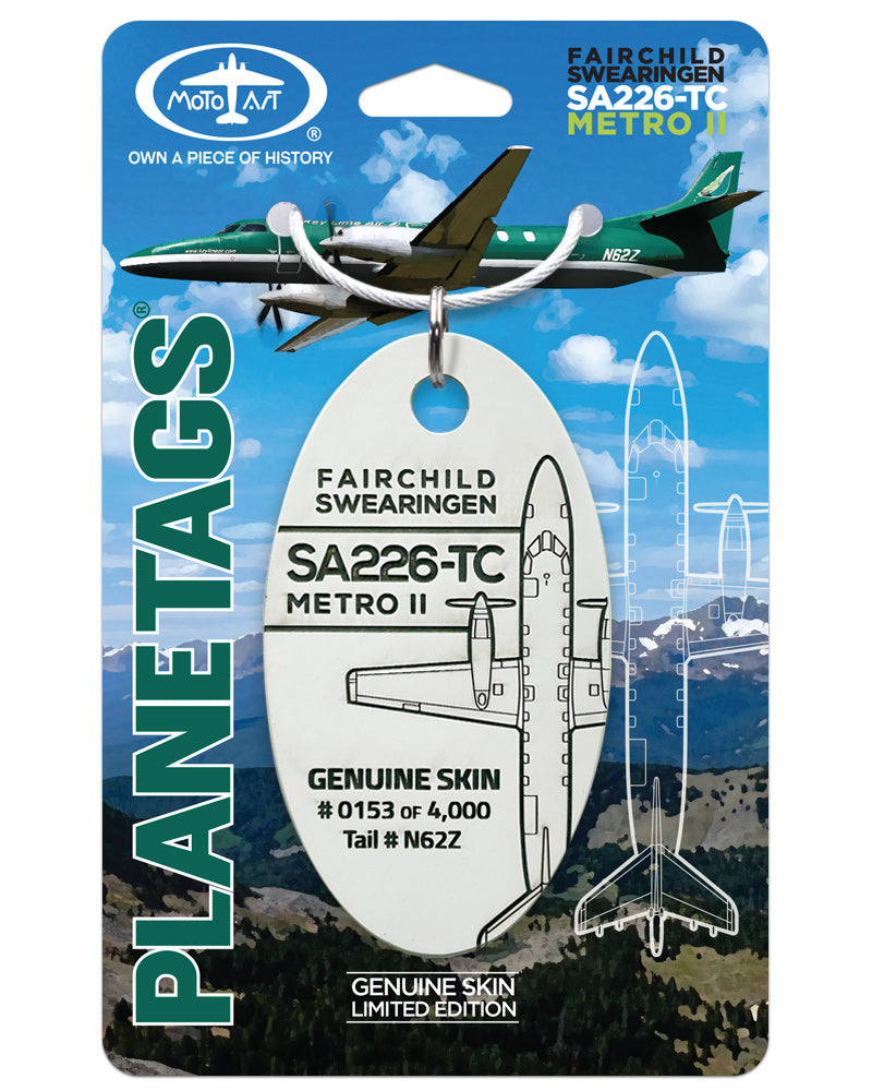 SA226-TC METRO II-N62Z - MotoArt PlaneTags