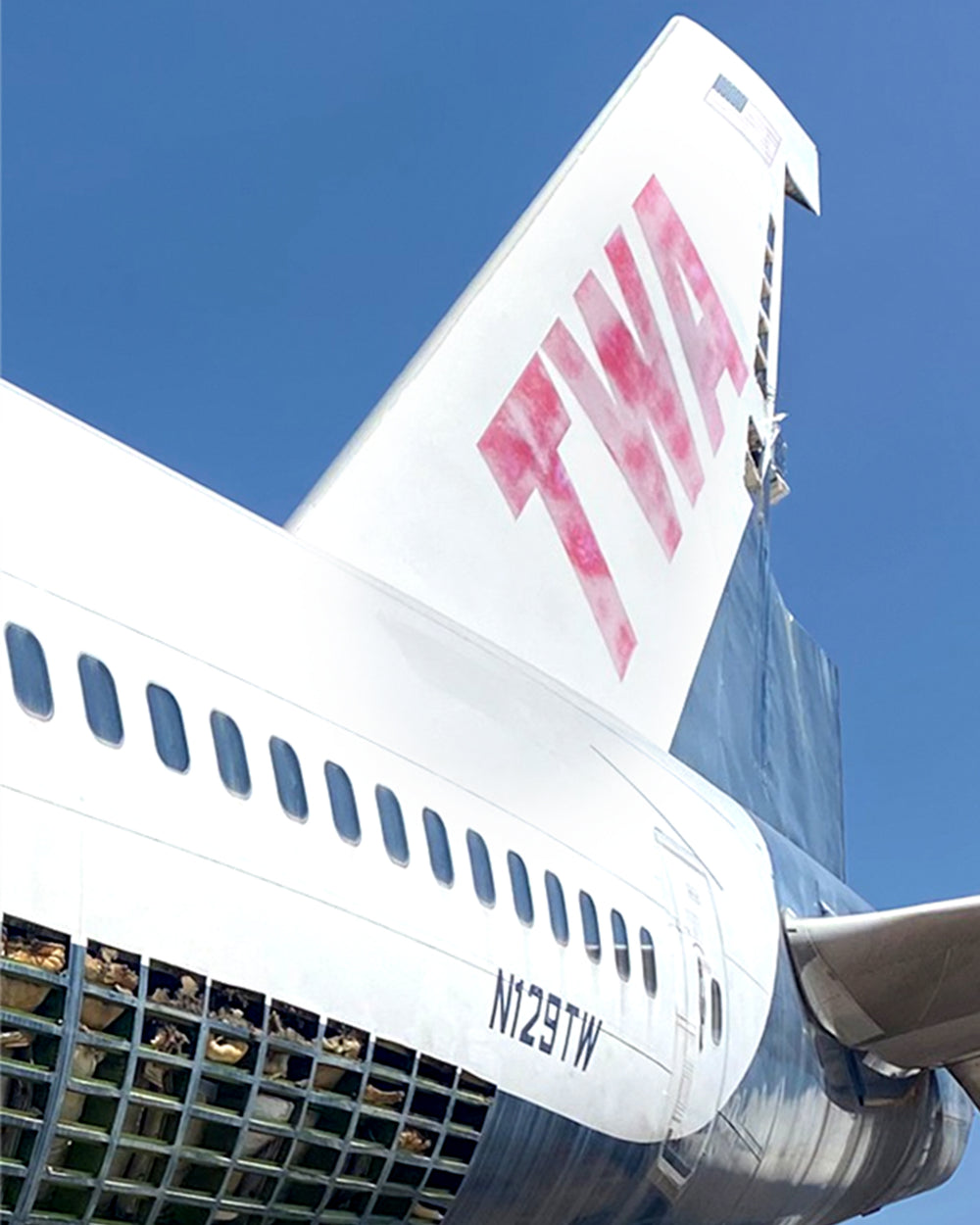 TWA 747-100 - PLANETAGS TAIL #N129TW | Aviation Gift from MotoArt ...