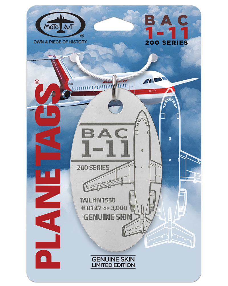 BAC ONE-ELEVEN N1550 - MotoArt PlaneTags