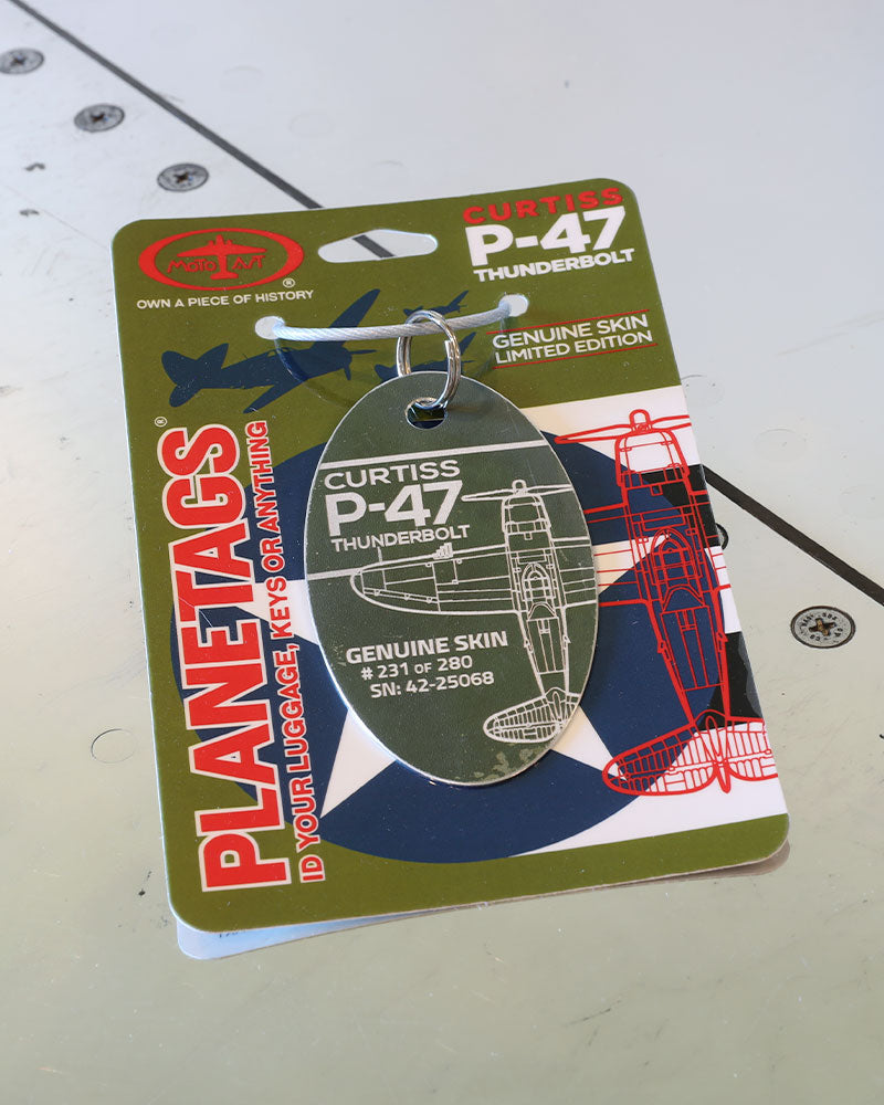 Curtiss P-47 Thunderbolt PlaneTag - MotoArt PlaneTags