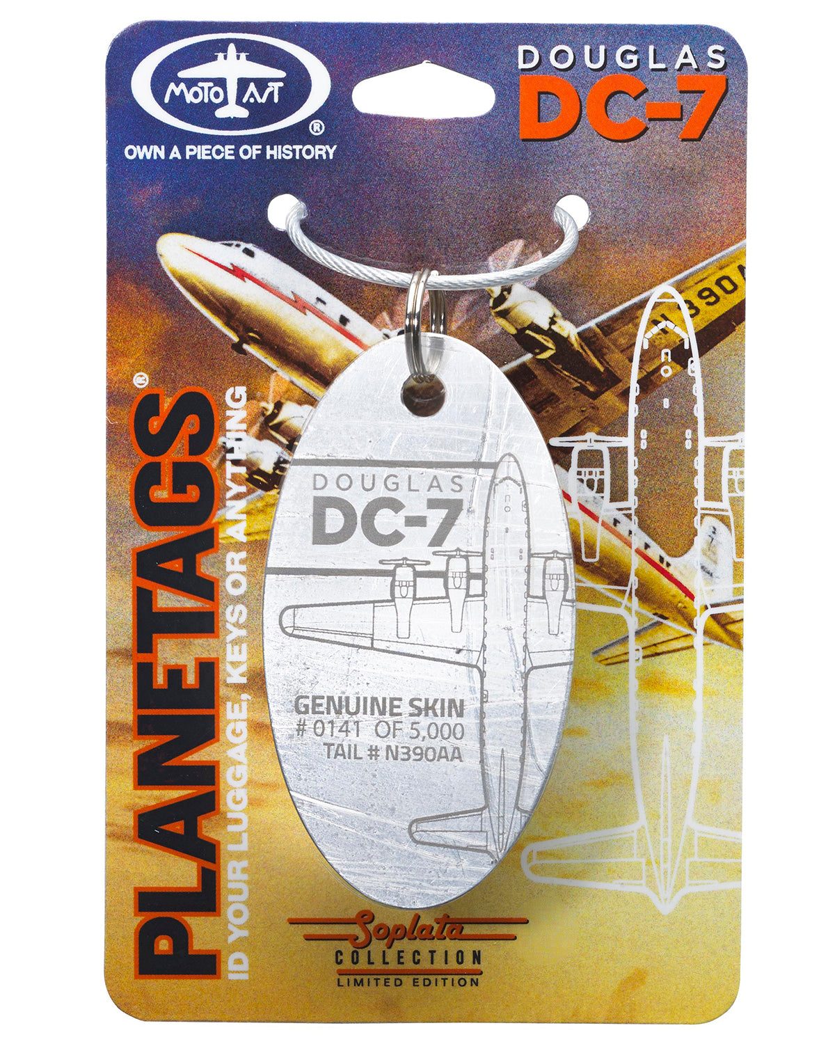 Douglas DC-7 PlaneTag from the Soplata Collection | Own A Piece Of ...