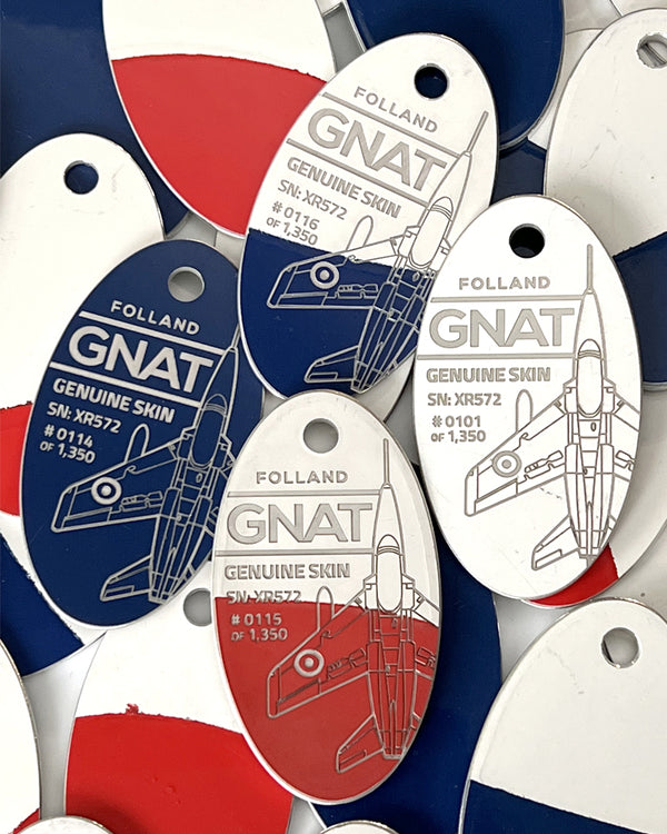Folland Gnat T.1 XR572 - MotoArt PlaneTags