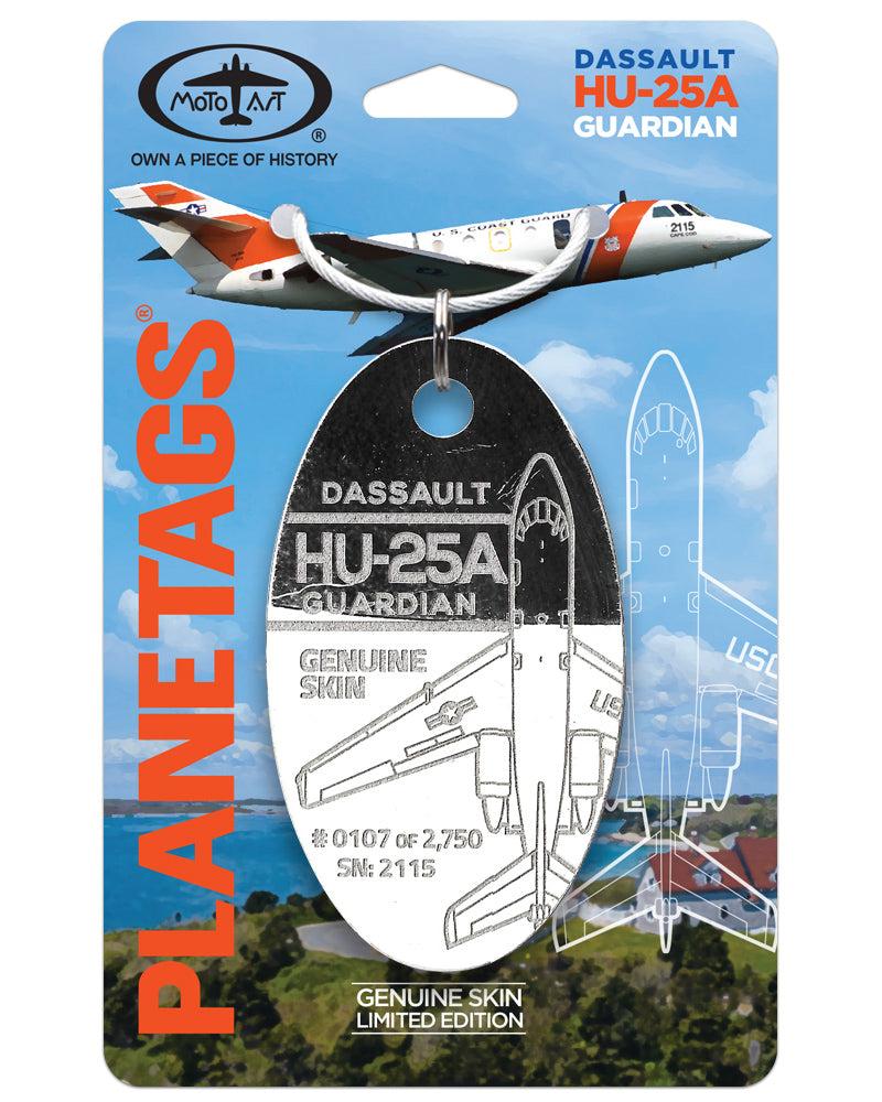 HU-25A Guardian 2115 - MotoArt PlaneTags