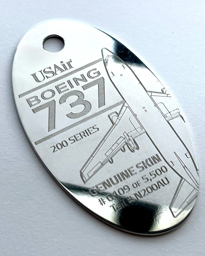 USAir® 737-N200AU - MotoArt PlaneTags