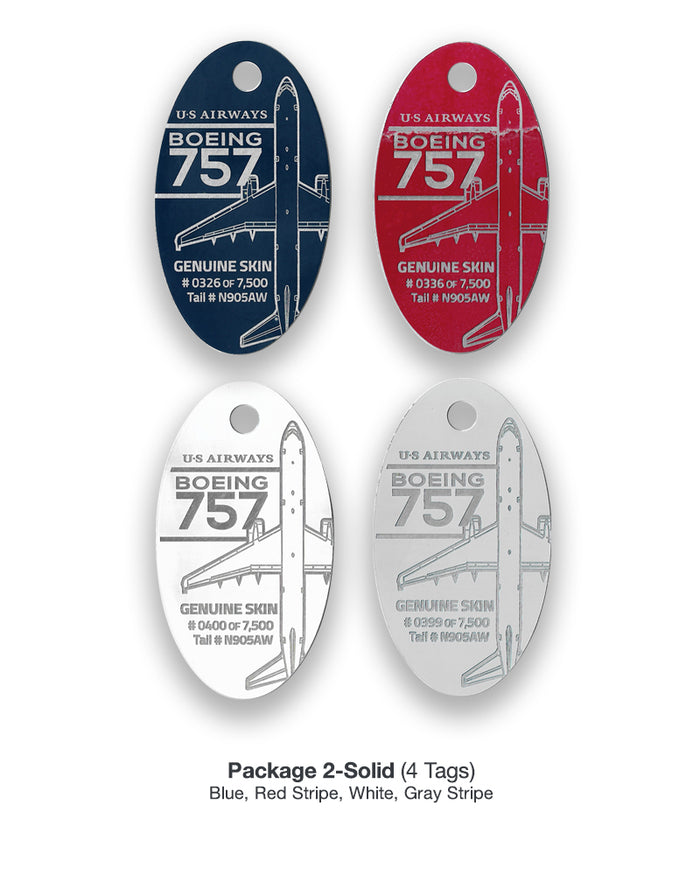 US Airways® 757-N905AW – MotoArt PlaneTags